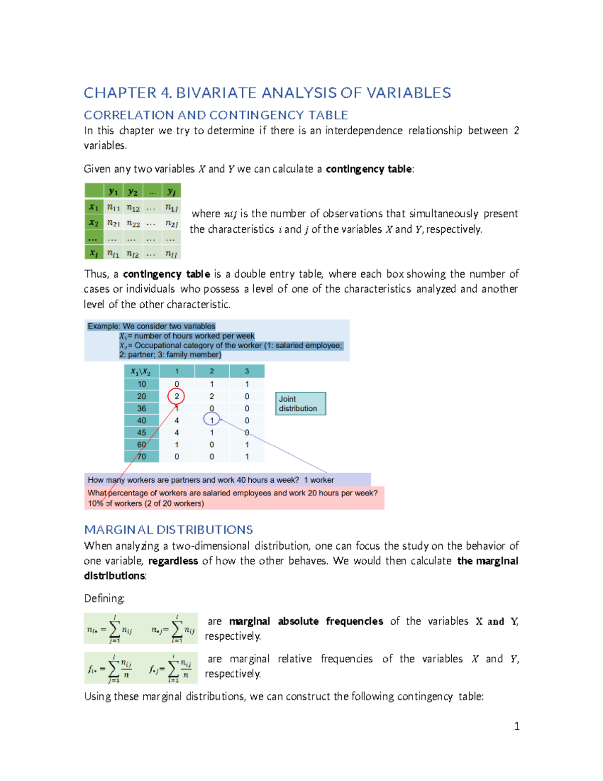 Economic data analysis teoria en ingles - CHAPTER 4. BIVARIATE ANALYSIS OF VARIABLES CORRELATION ...