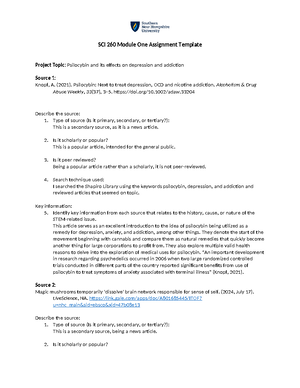 SCI 260 Module Three Assignment Template - SCI 260 Module Three Assignment Template STEM-related ...