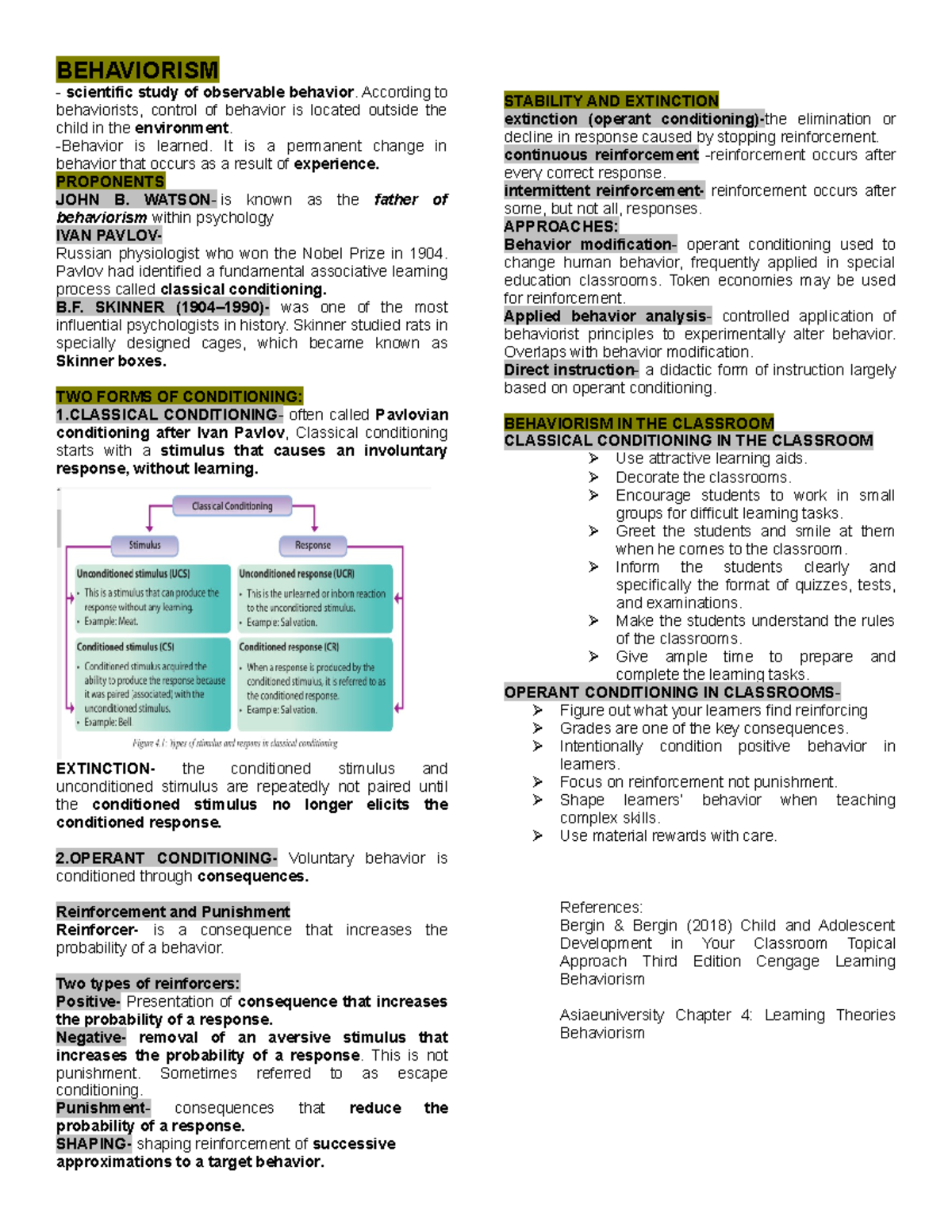 Behaviorism - BEHAVIORISM scientific study of observable behavior ...