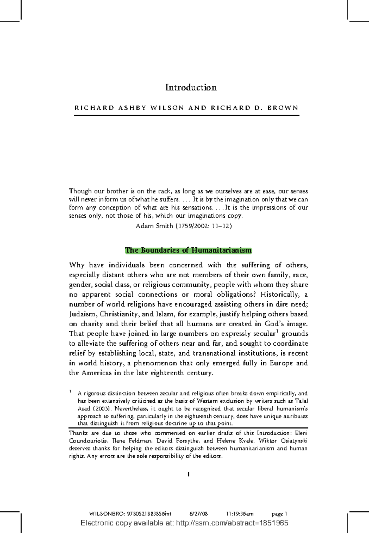 2.Introduction - Richard Ashby Wilson and Richard Brown ...