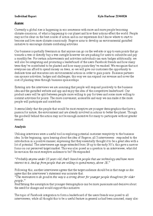 Individual assignment entrepreneurship - Individual Assignment MGMT ...