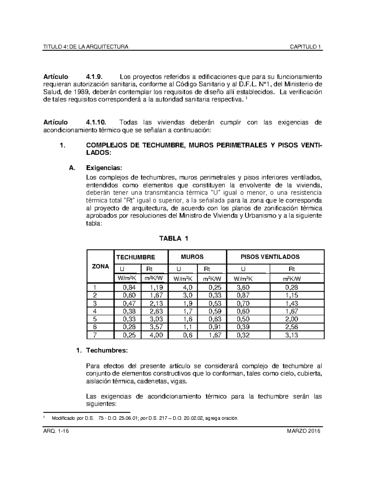 ART 4.1.10 OGUC - INFORMACIÓN RESPECTO A ENVOLVENTE TERMICA EN OGUC ...