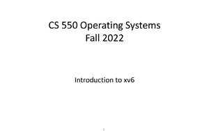 3-process-api - Professor - Yifan Zhang, Process API - CS 550 Operating Systems Fall 2022 ...