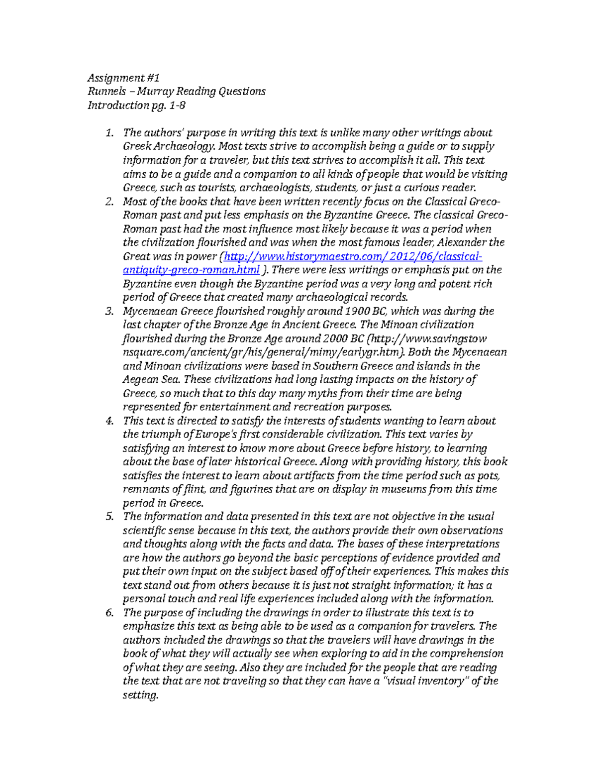 Readng questions 1 introduction - Assignment Runnels Murray Reading ...