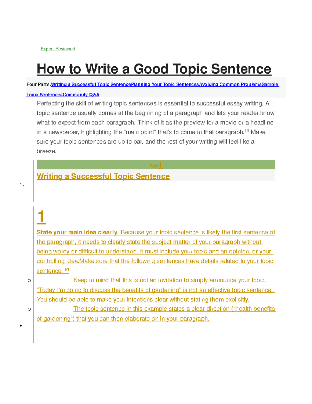 Expert Reviewed - Lecture notes 1 - Expert Reviewed How to Write a Good ...