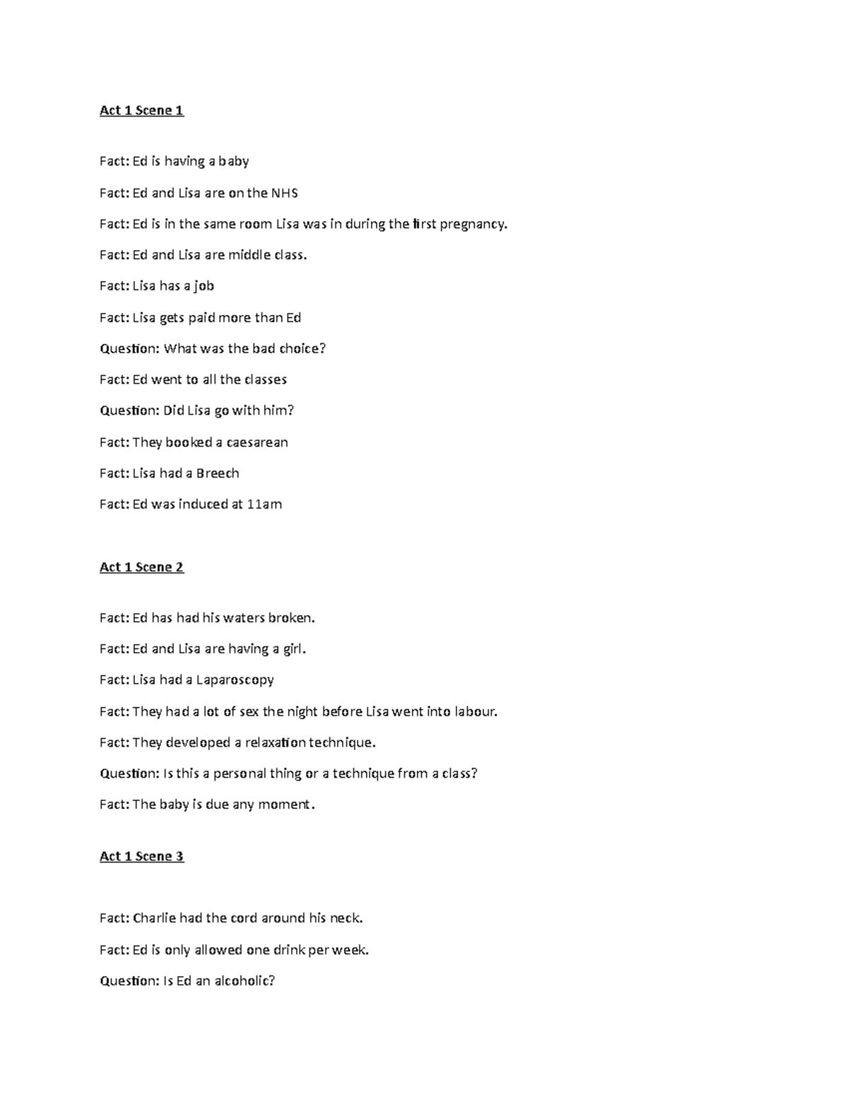 Birthday-FQ-1 - facts and questions for birthday script by Joe Penhall ...