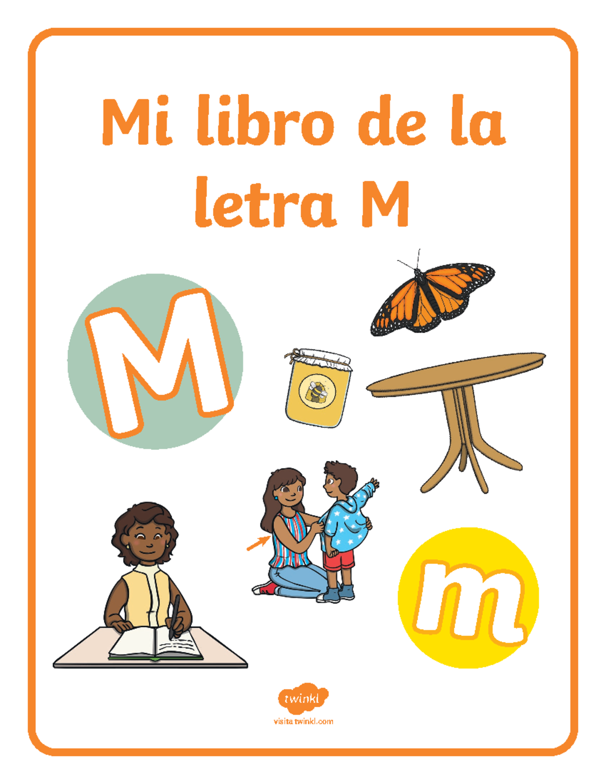 Libro letra M - estrategias - Mi libro de la letra M mm MM Traza la ...