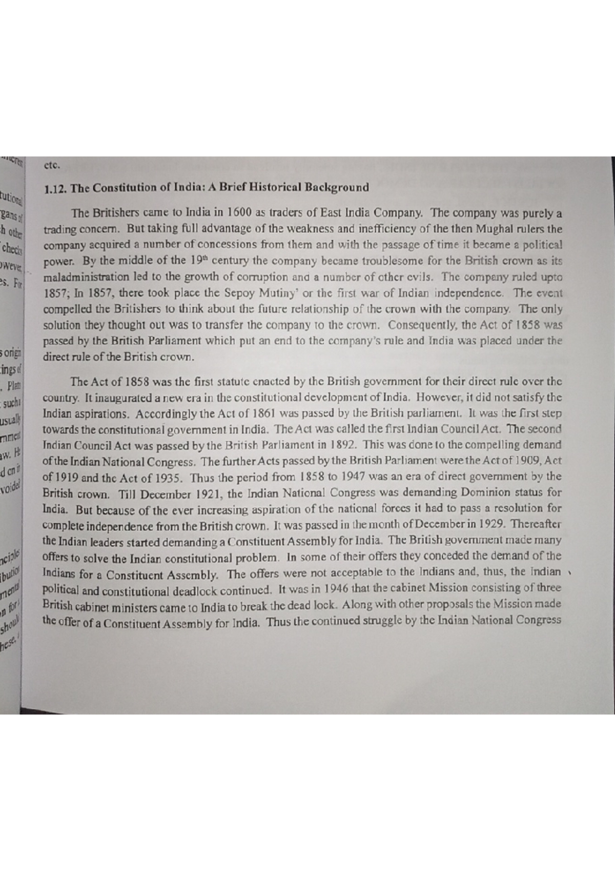 Constitution of india - Public Administration For Civil Services ...