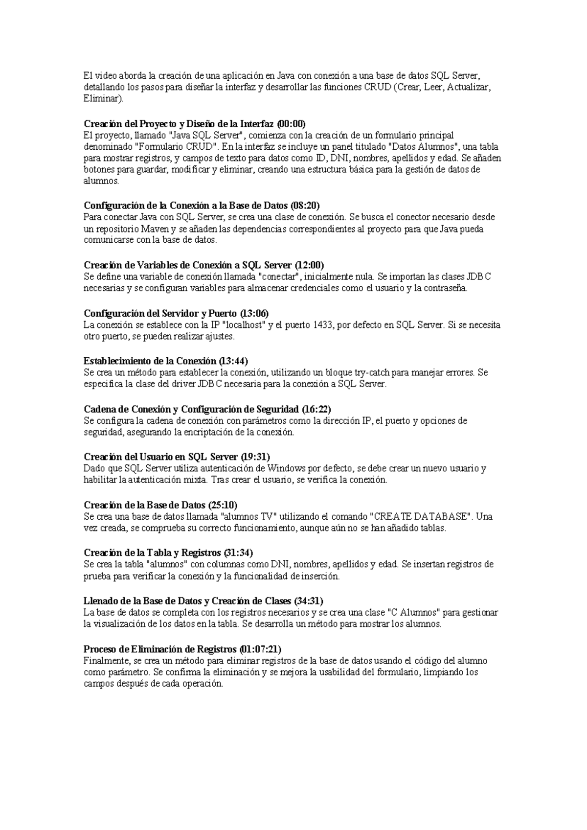 Expocion sql - Resumen dadasadwda awdadw adw ad a wda aw d - El video ...