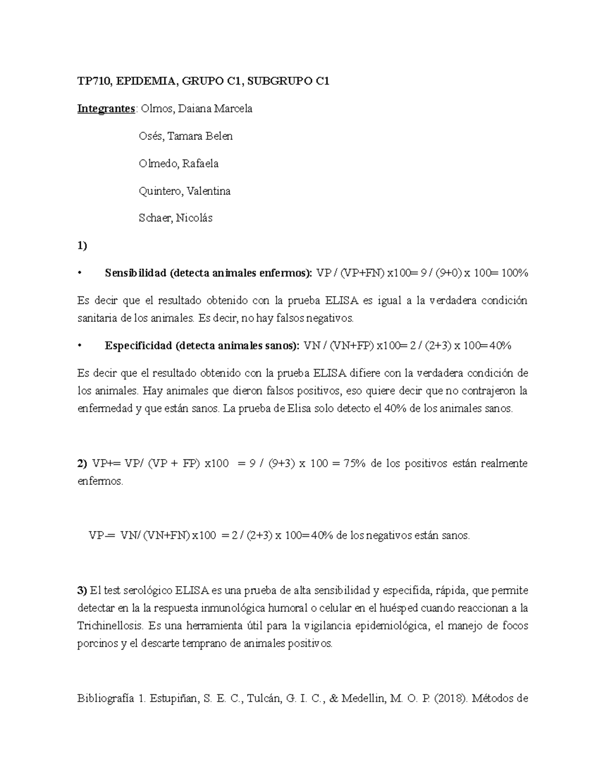 TP 10 Epidemia C1 - TP710, EPIDEMIA, GRUPO C1, SUBGRUPO C Integrantes ...