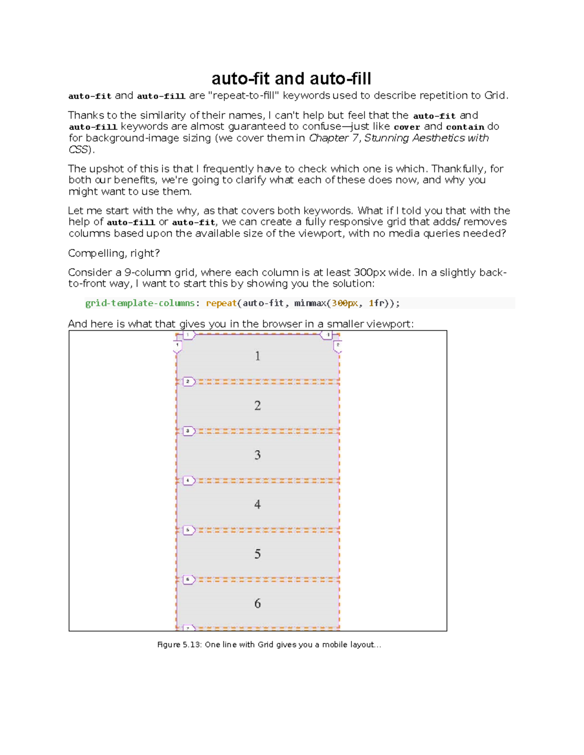 Auto - auto-fit and auto-fill are "repeat-to-fill" keywords used to ...