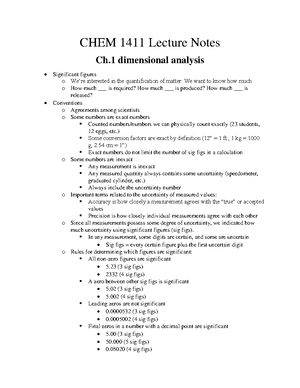 CHEM 1411 CH.7 notes - Ch. 7 Molecular Geometry and Bonding Theories ...
