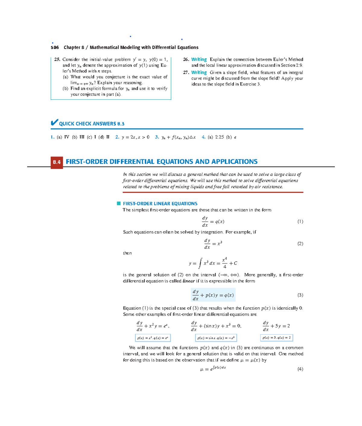 Math work ch8-4 - Math work - 586 Chapter 8 / Mathematical Modeling ...