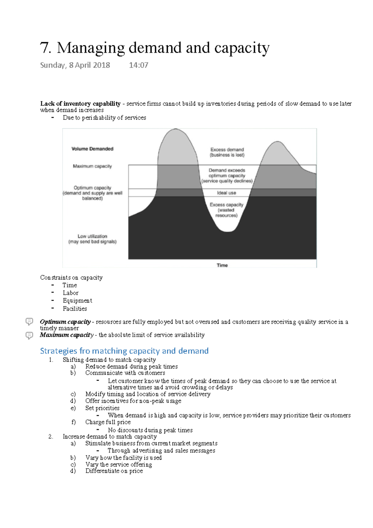 7. Managing demand and capacity - Warning: TT: undefined function: 32 ...
