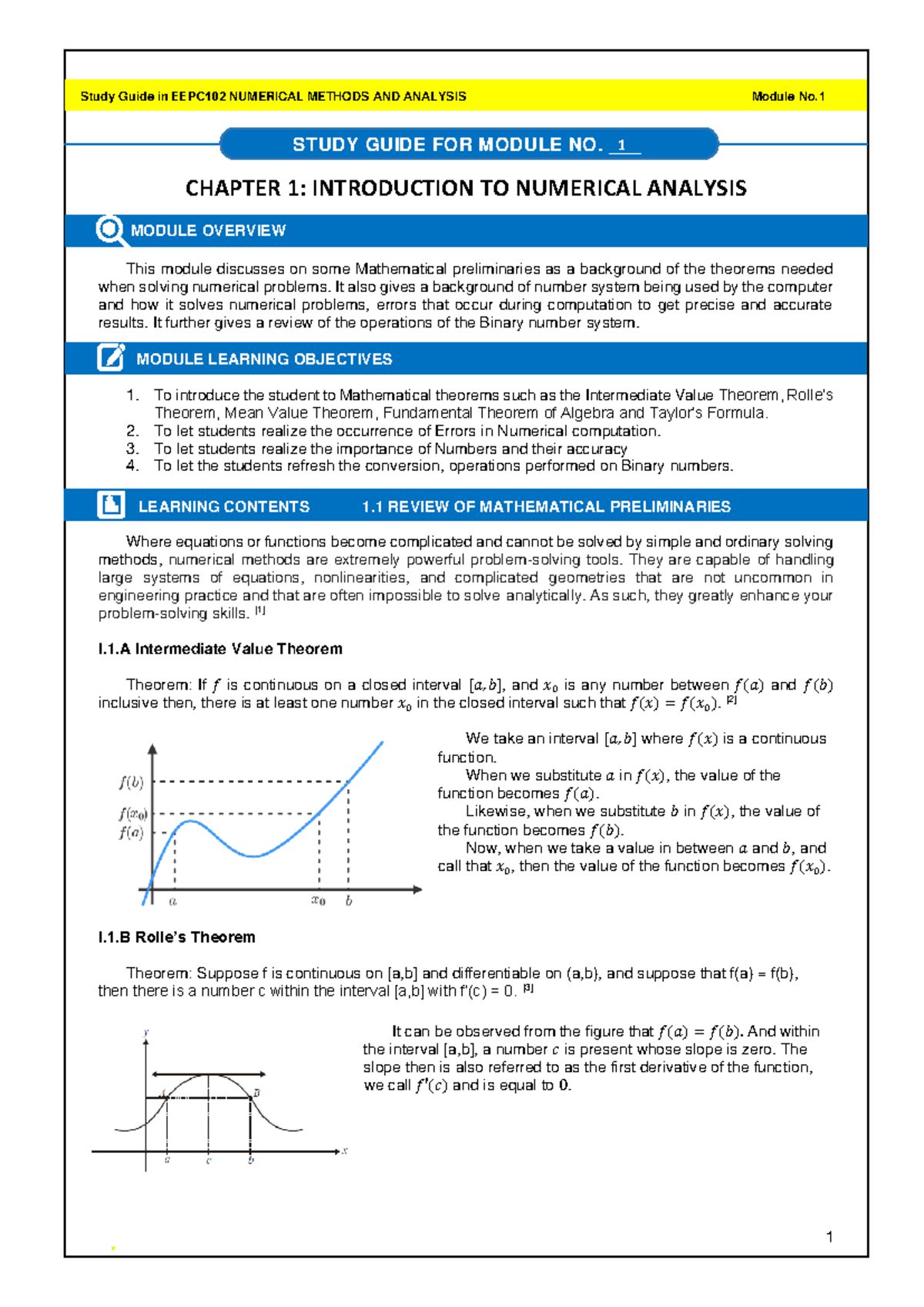 EEPC102- Module-1 - okokokokokokoo - STUDY GUIDE FOR MODULE NO. ___ 1 ...
