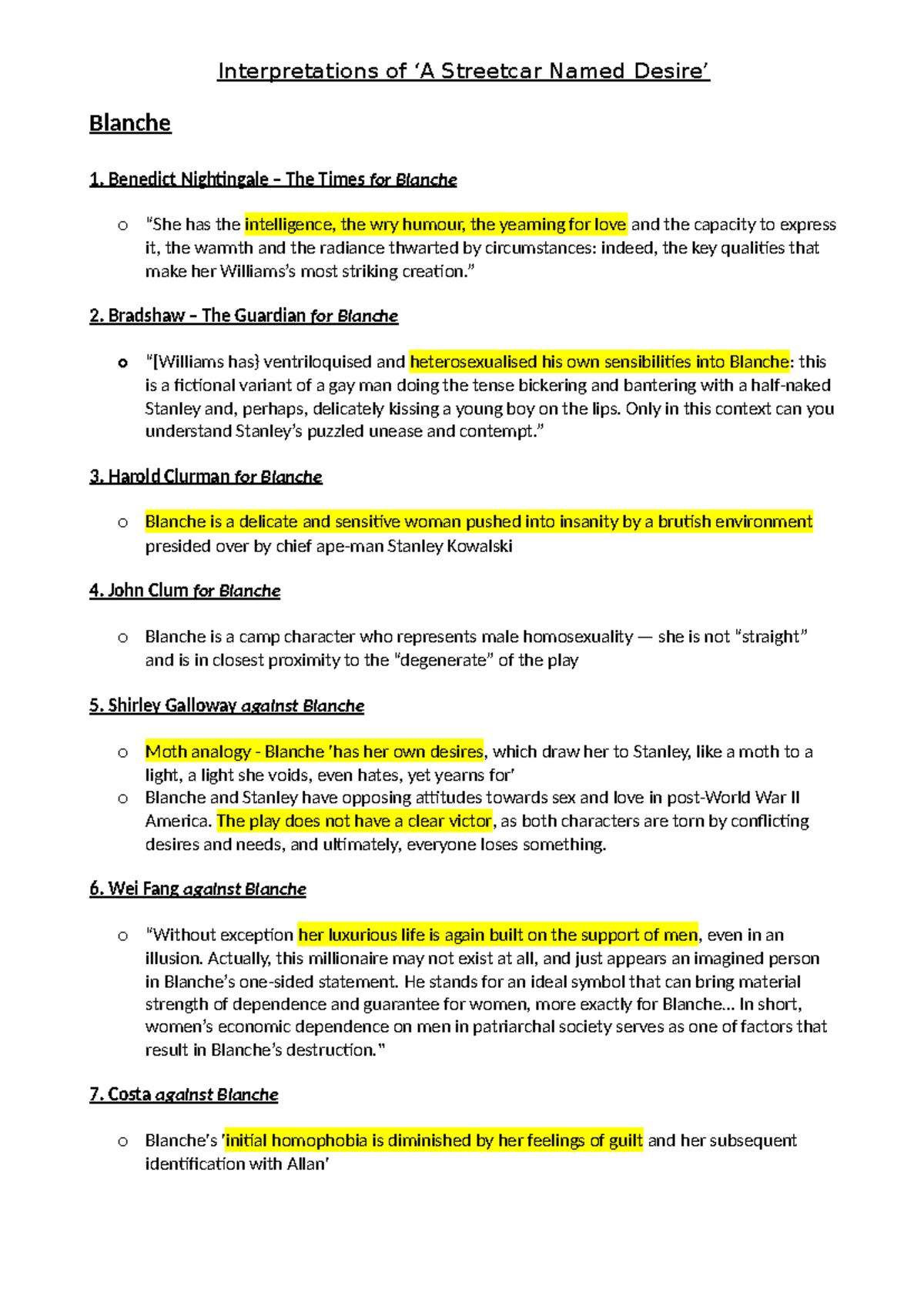 Streetcar AO5 - good good - Interpretations of ‘A Streetcar Named ...