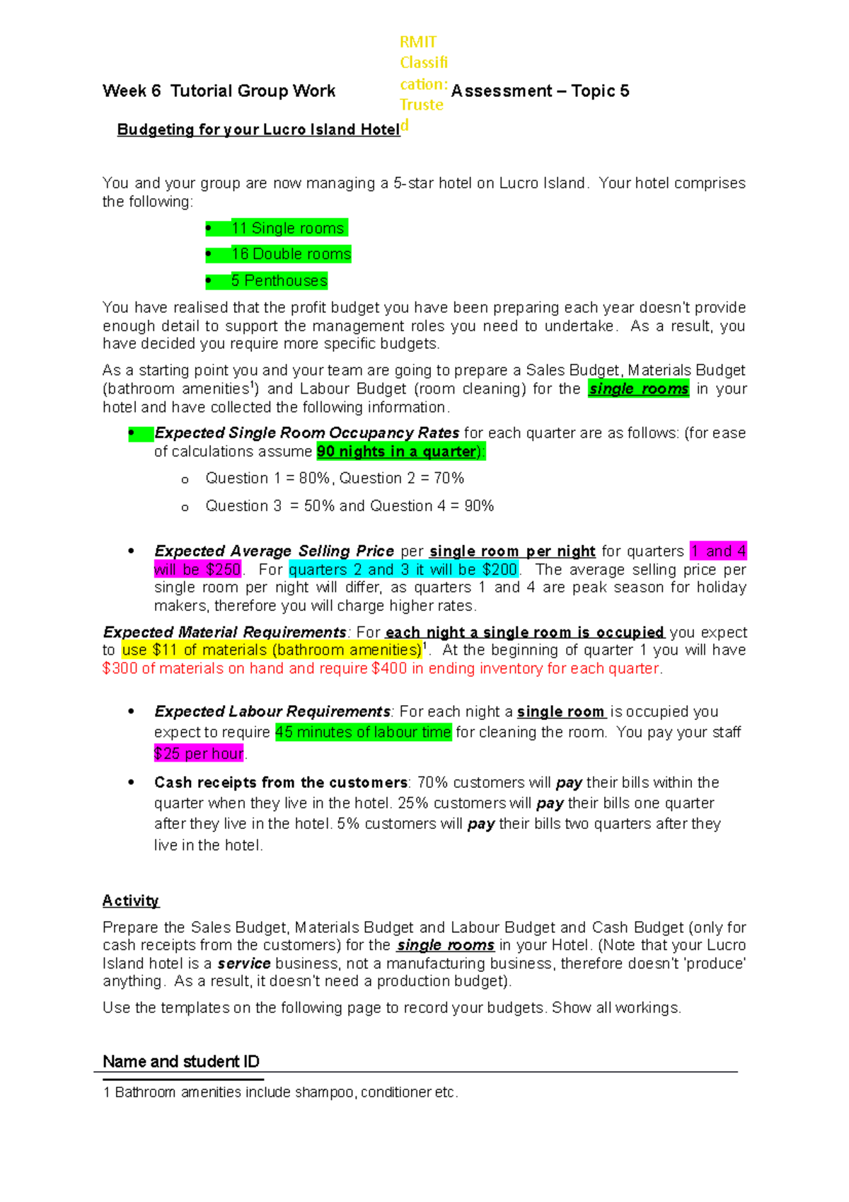 Mon-Week-6-Group-Assessment- Yenchi and Diana - Week 6 Tutorial Group Work Assessment – Topic 5 ...