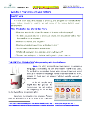 1. Guide 1 Computer Programming 2021-2 - Agosto 30, 2021 Email: jdazap ...