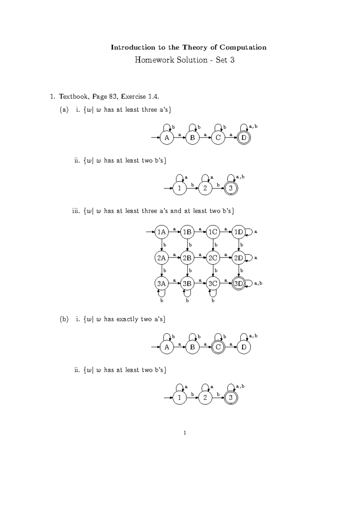 introduction-to-the-theory-of-computation-homework-solution-set-3