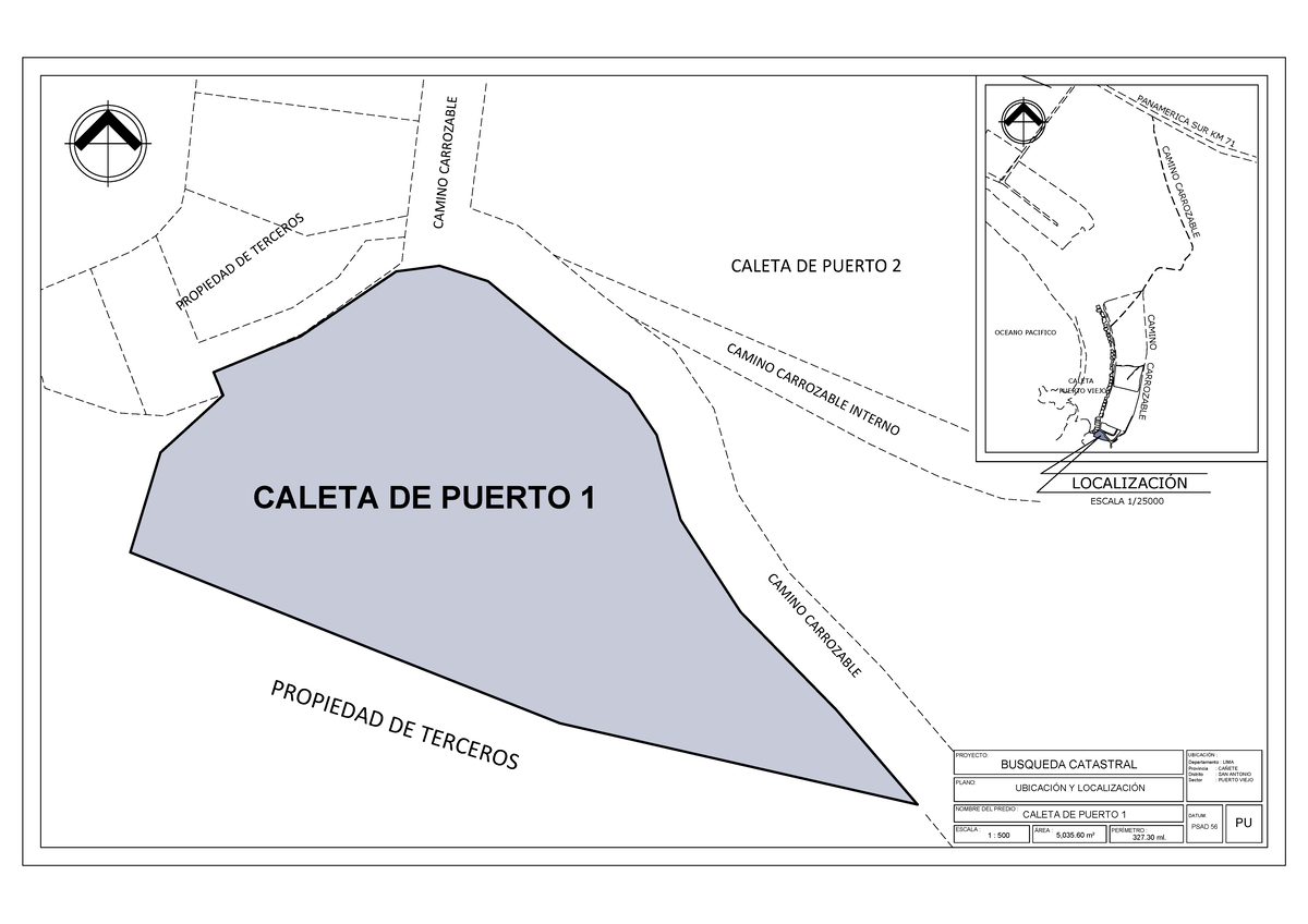 PU Caleta 1 - BC - ADASDASD - CAMINO CARROZABLE ####### CAMINO ...