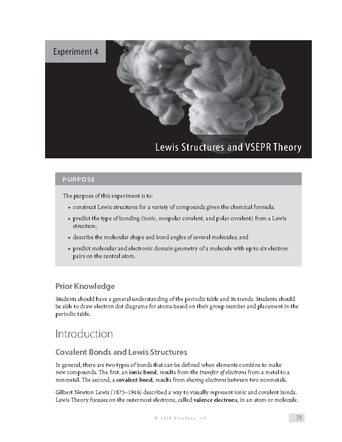 Experiment 4 Lewis Structure - Chem 103 - UD - Studocu