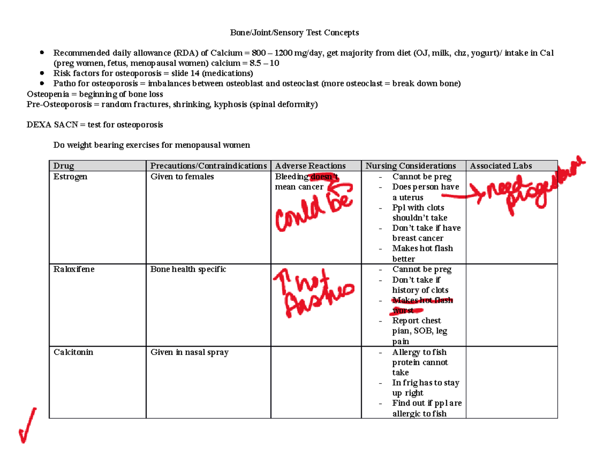 Joseph-Bone Joint Sensory Test Concepts - Bone/Joint/Sensory Test ...