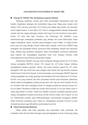 Analisis SWOT PT Eagle HIGH Plantations Tbk - ANALISIS SWOT PT EAGLE ...