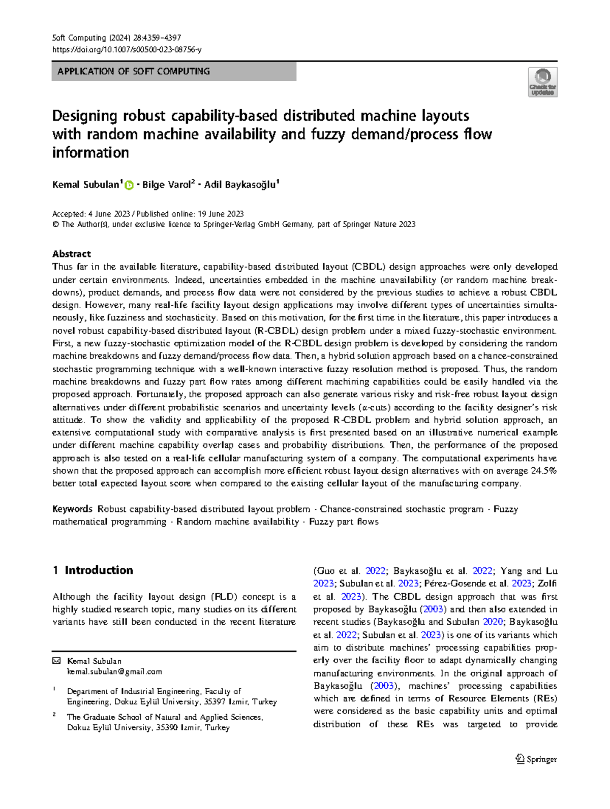 Designing robust capability-based distributed machine layouts with ...