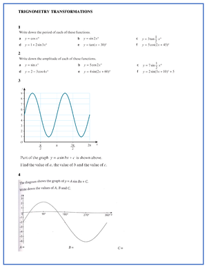 Mathematics 0580 formula sheet - 0580 - Studocu