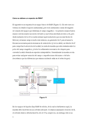 RMN parte 1 - Resumen tema de resonancia magnética nuclear - RMN INTRODUCCIÓN En los últimos 60 ...