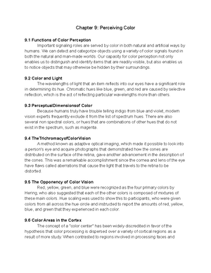 Perception Ch 6 Summary - Chapter 5: Visual Attention 6 What Is ...