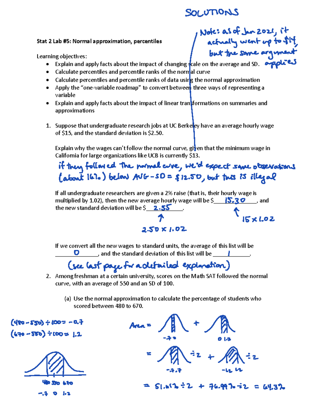 Stat2Lab5Solutions - lab work - Stat 2 Lab #5: Normal approximation ... Stat2Lab5Solutions - lab work - Stat 2 Lab #5: Normal approximation ...