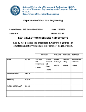 Lab report 1 - introduction to microprocessor. - F19604001 Microprocessor and interfacing lab ...