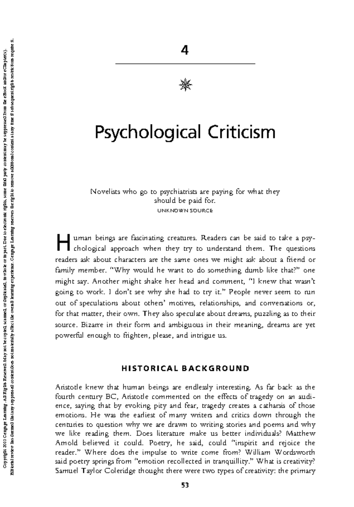 Psychoanalysis - 4 Psychological Criticism Novelists who go to ...