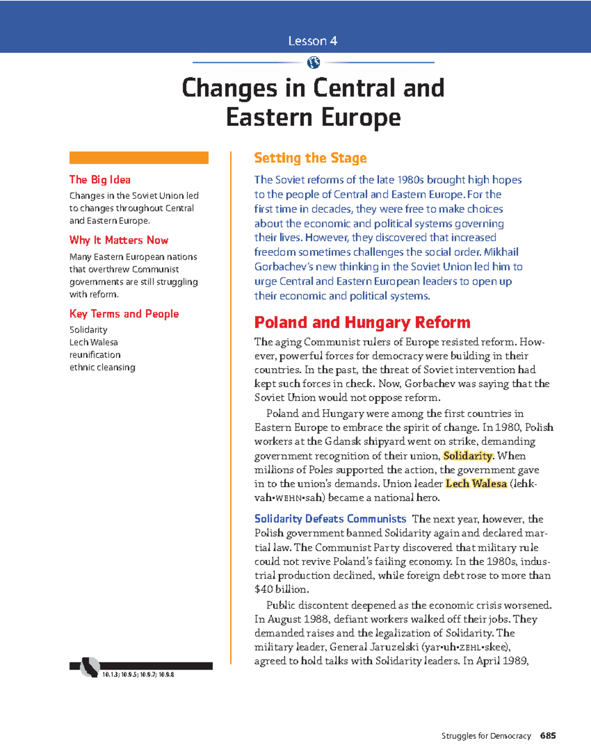 Module 17 4 - world history - Changes in Central and Eastern Europe ...