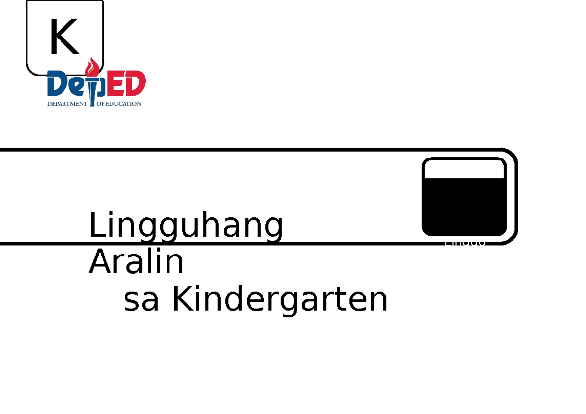 Deped Free Copy and For Sharing Only. LE. Week 7 - K Lingguhang Aralin ...