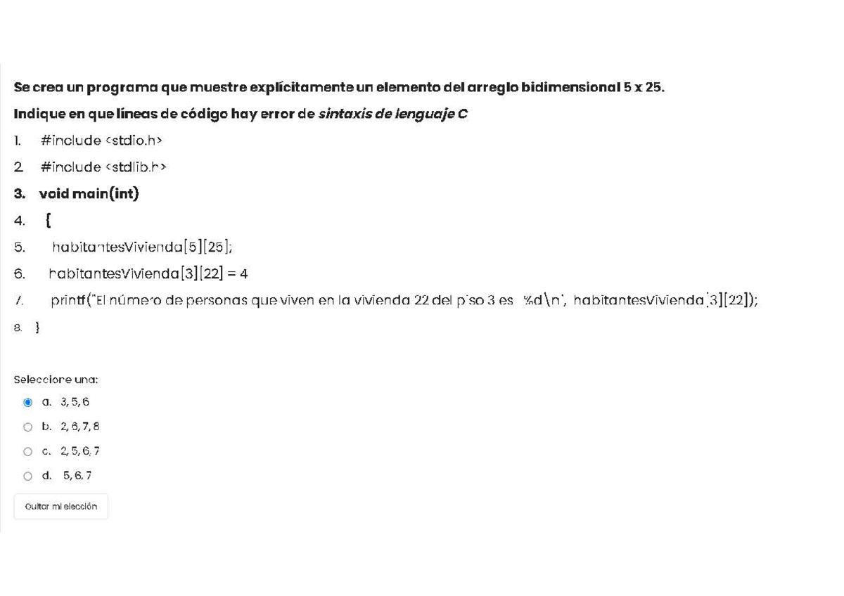 Fundamentos DE LA Programación TEST3 - Historia Universal - Studocu