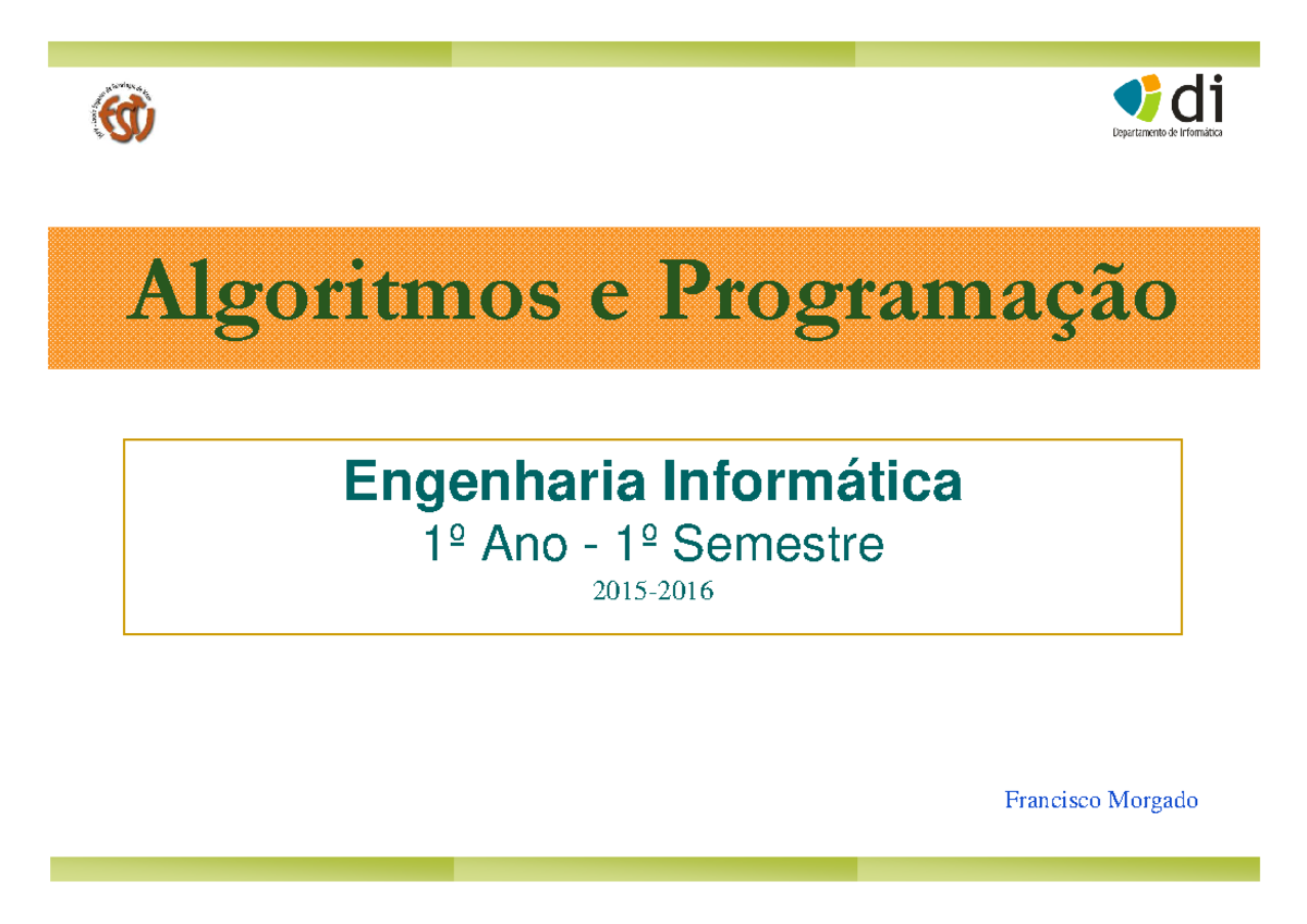 2c Linguagem C - Arrays Strings - Algoritmos e Programação Francisco ...