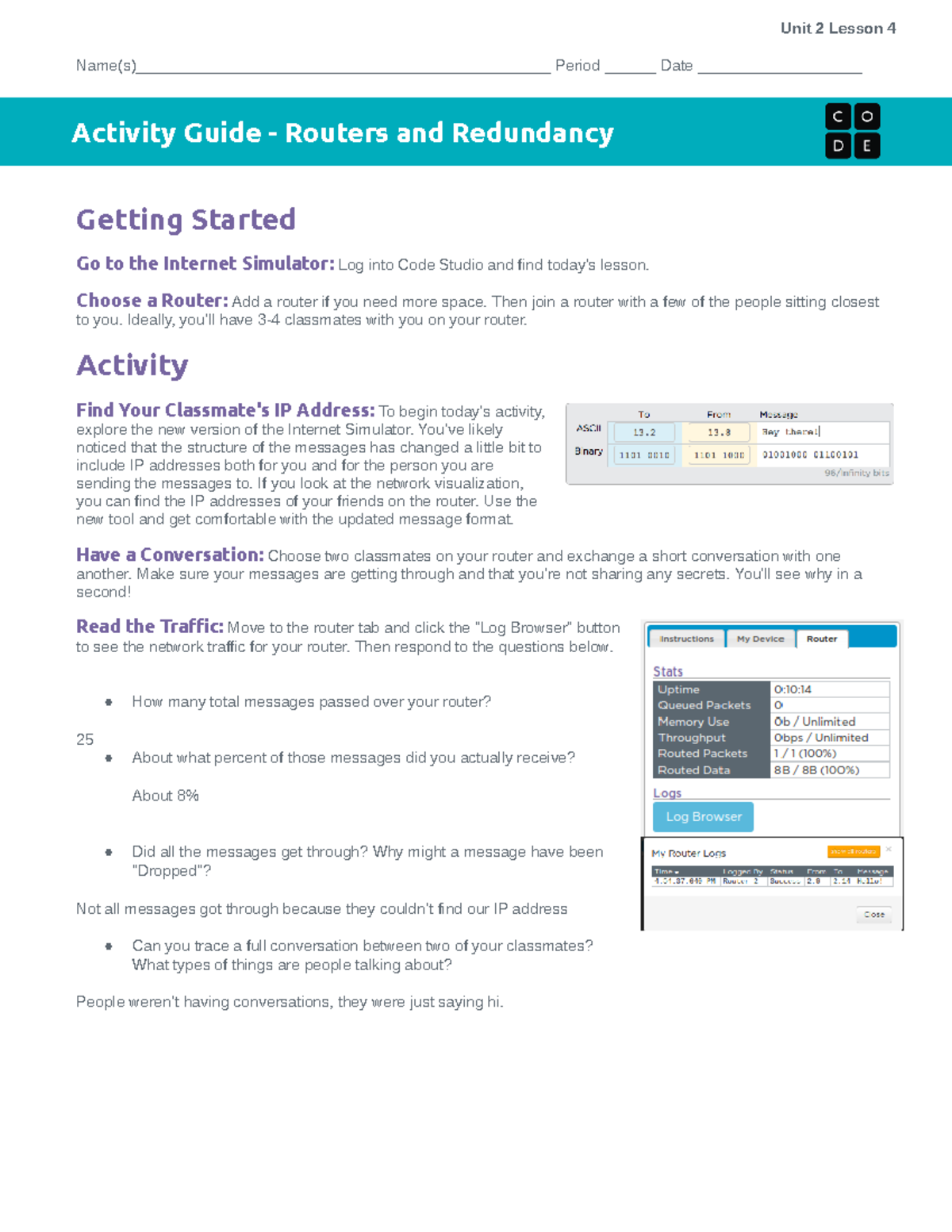 Copy of U1L10 Activity Guide - Routers and Redundancy - Google Docs ...