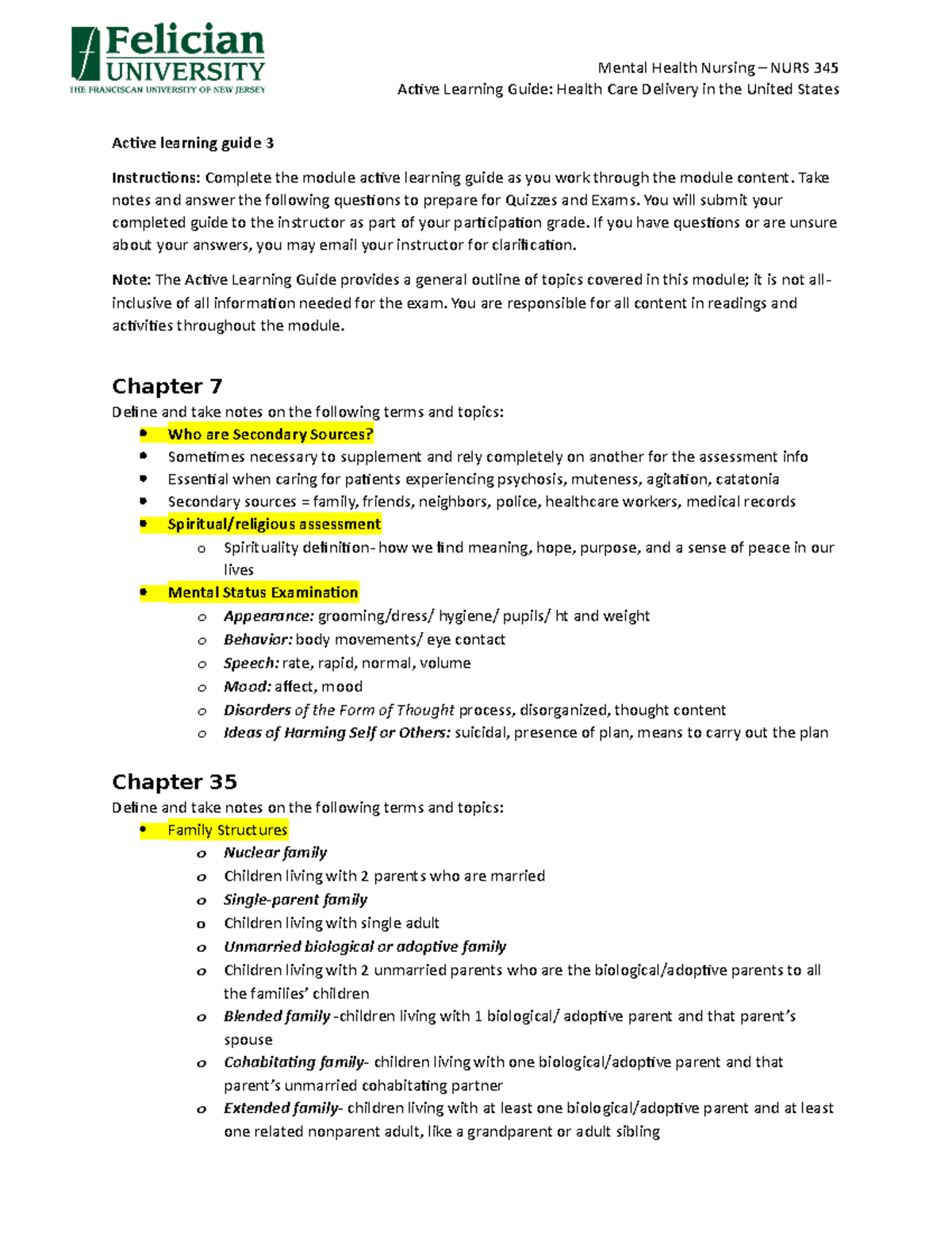 3 Active Learning Guide - Health Care Delivery in the United States ...