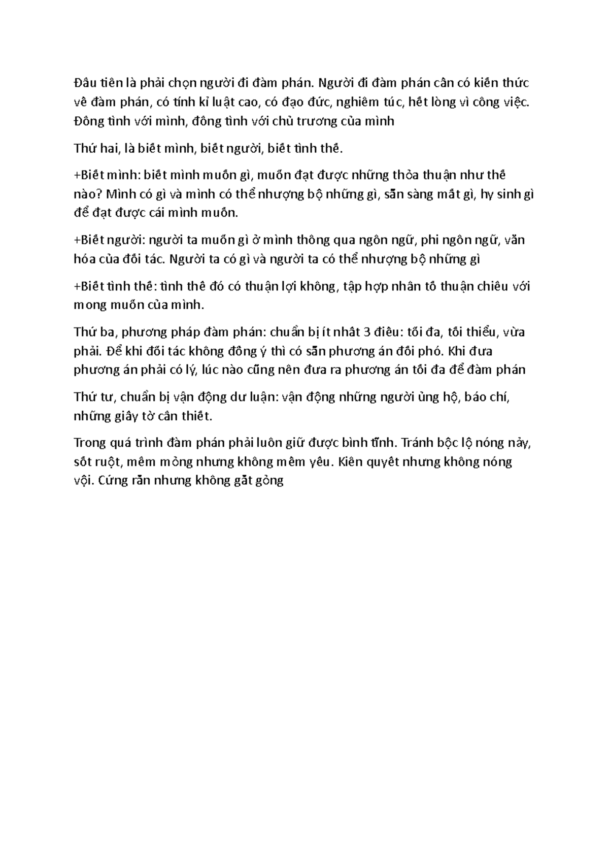 Học cách đàm phán của bác Vũ Khoan - Đầầu tên là ph i ch n ngả ọ ười đi đàm phán. Ng ười đi đàm ...