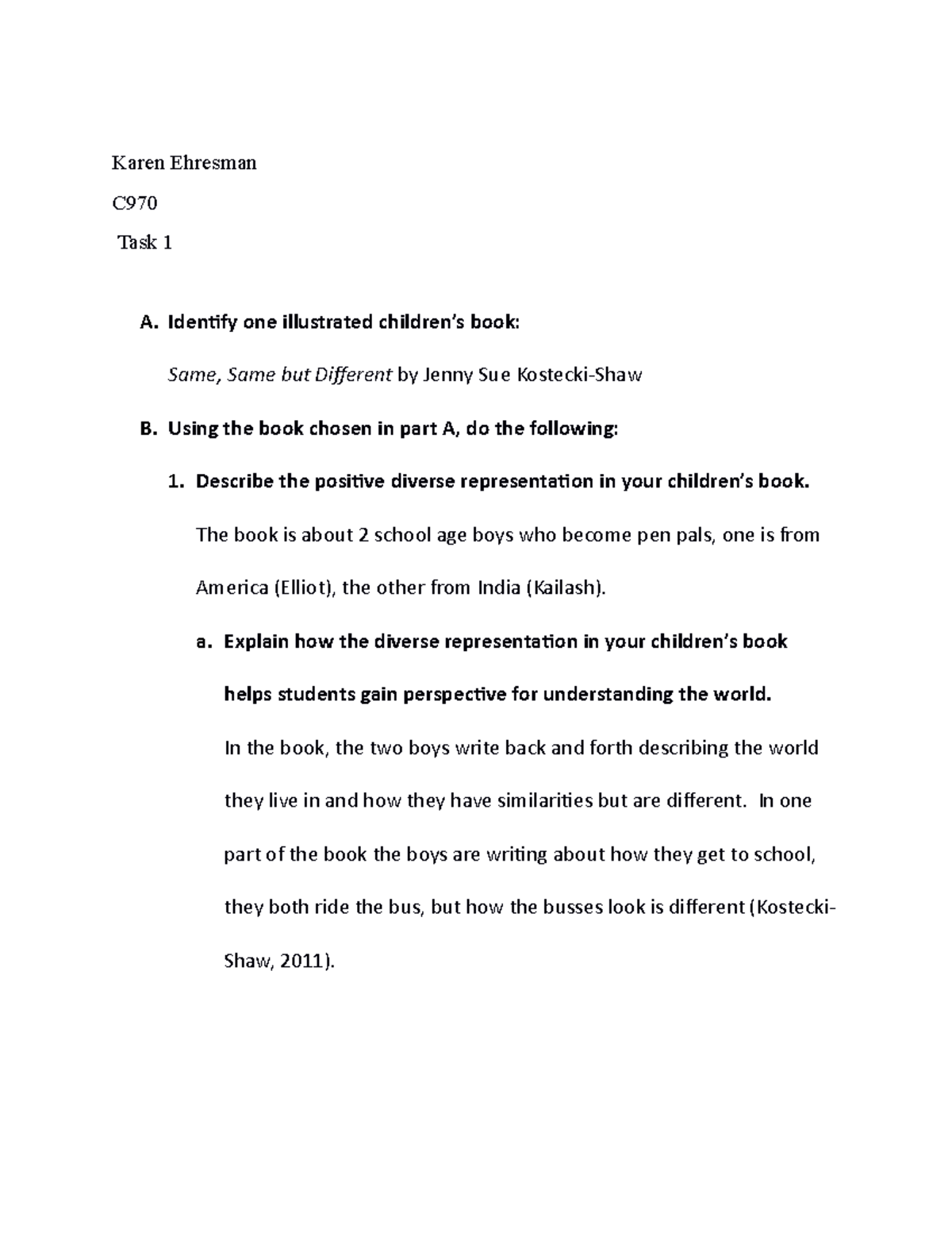 Direct Instruction Lesson Plan Template - Karen Ehresman C Task 1 A ...