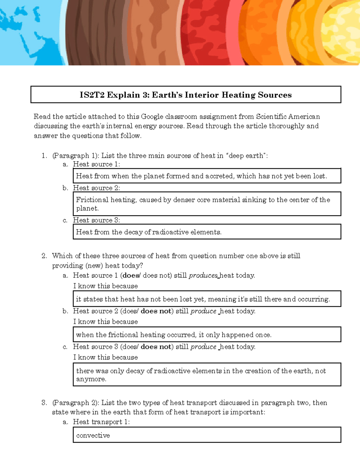 Leon, Alynah - IS2T2 Explain 3 Earth’s Interior Heating Sources - IS2T2 ...