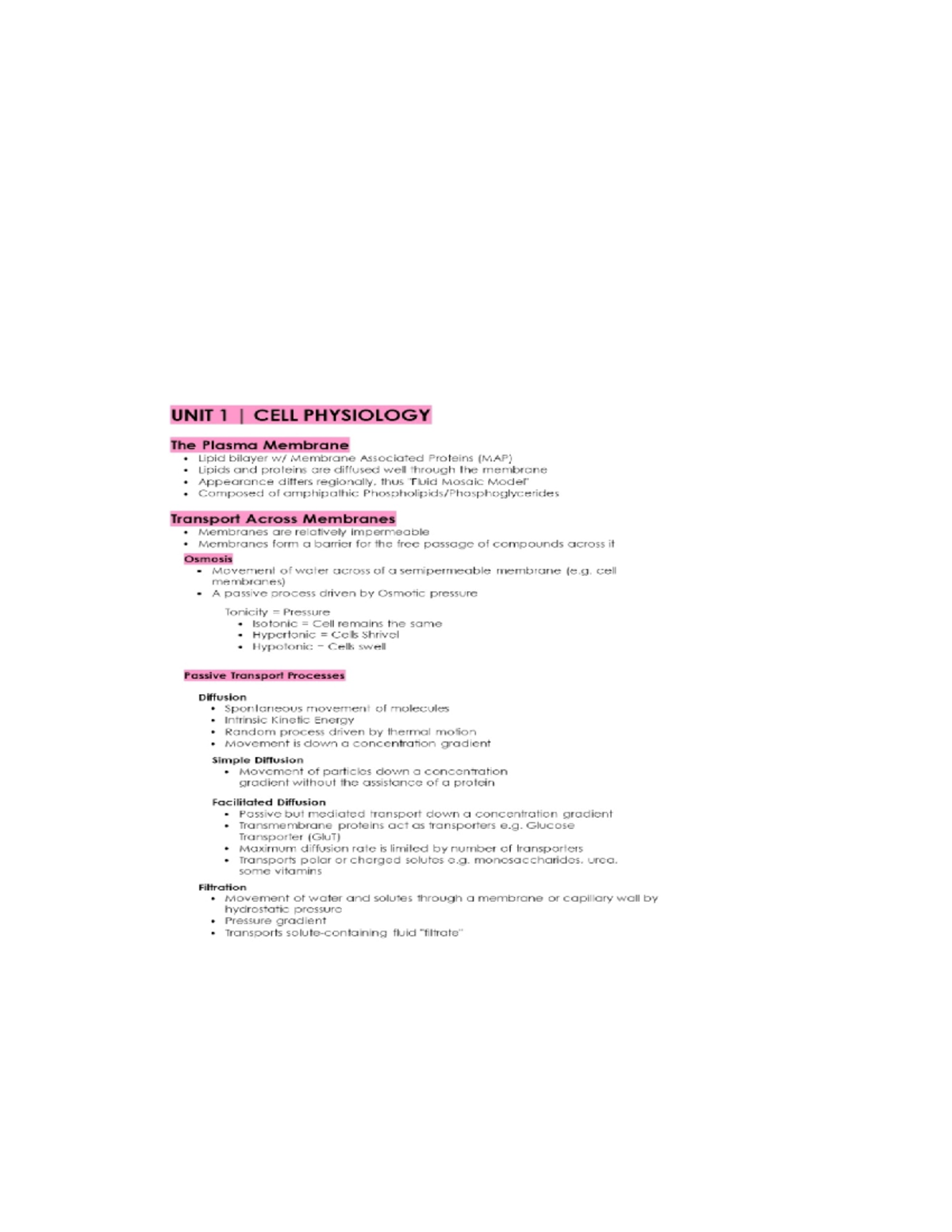 Sample - Anaph lecture mahirap prelim🥹 - Anatomy and Physiology - Studocu