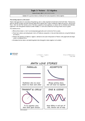 Lecture 14 - Complex numbers - Topic 3: Vectors – 3 Direction cosines ...