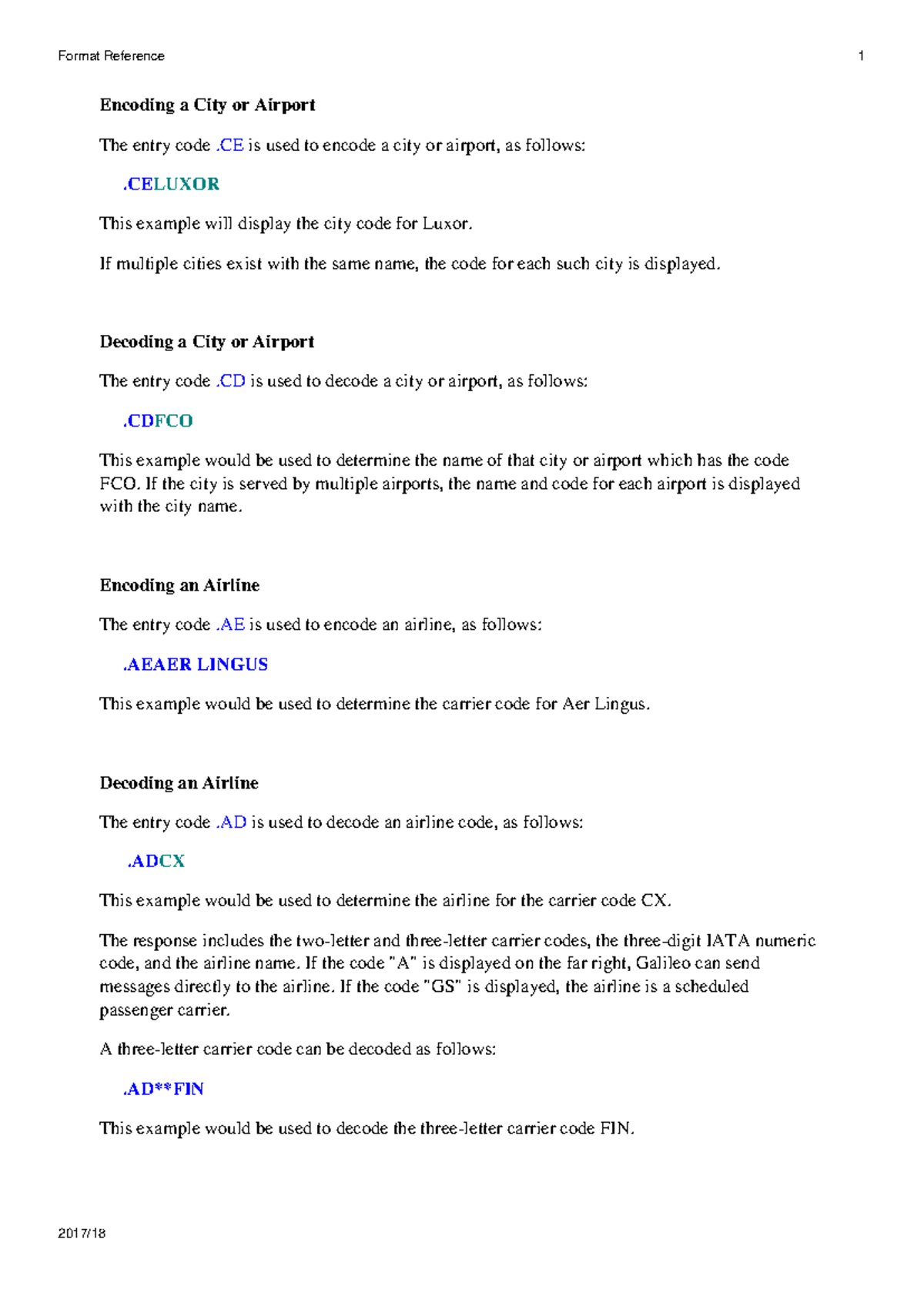 1- Encoding and Decoding - Format Reference 1 2 017/ Encoding a City or ...