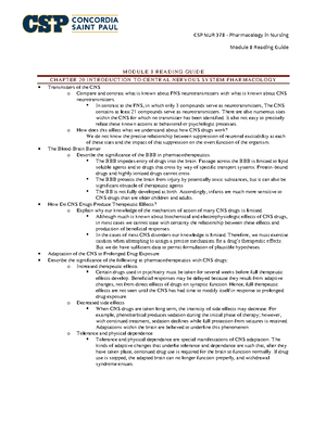 Pharmacology concept map assignment 2 for levodopa - Nursing ...