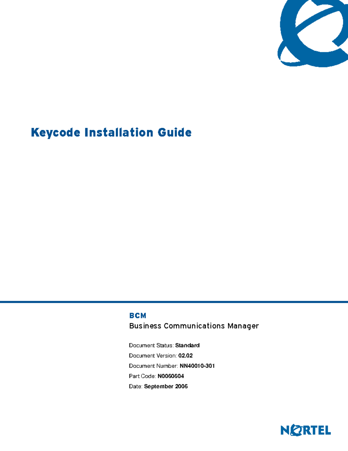 Keycode Installation Guide - BCM Business Communications Manager ...
