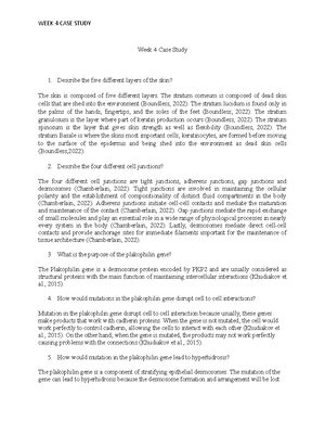 Bios 251 Week 5 Case Study Integumentary system - Week 5 Case Study ...