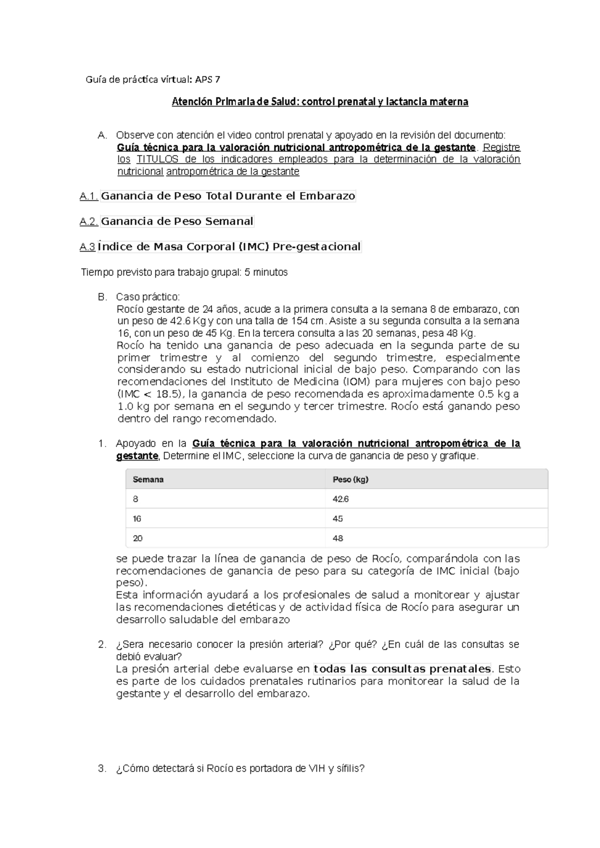 Guía Práctica semana 7 Diego - Guía de práctica virtual: APS 7 Atención Primaria de Salud ...